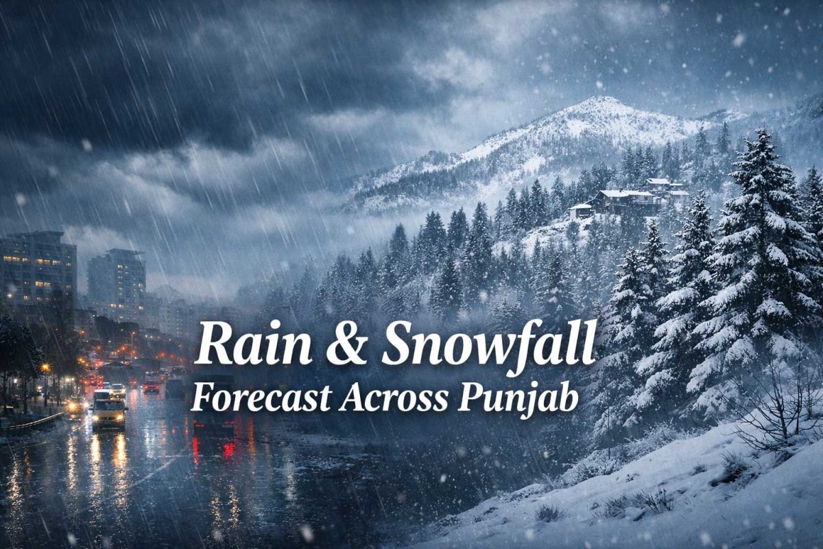 Rain, Snowfall Forecast in Punjab Until Jan 2 | PMD Issues Alert