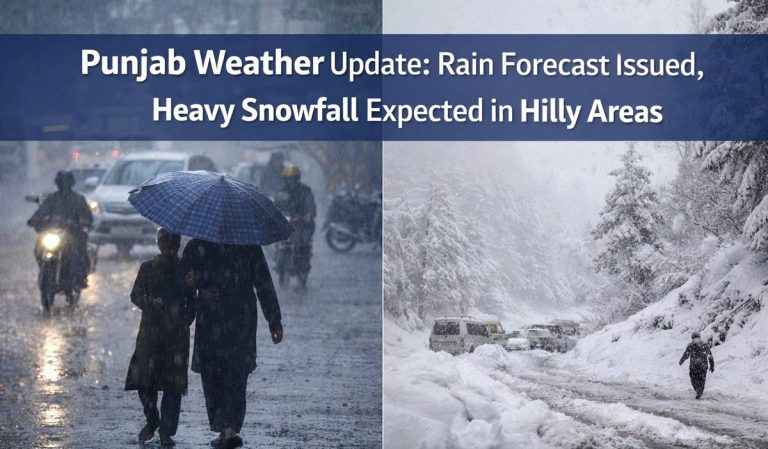 Punjab Weather Update: Rain Forecast Issued, Heavy Snowfall Expected in ...